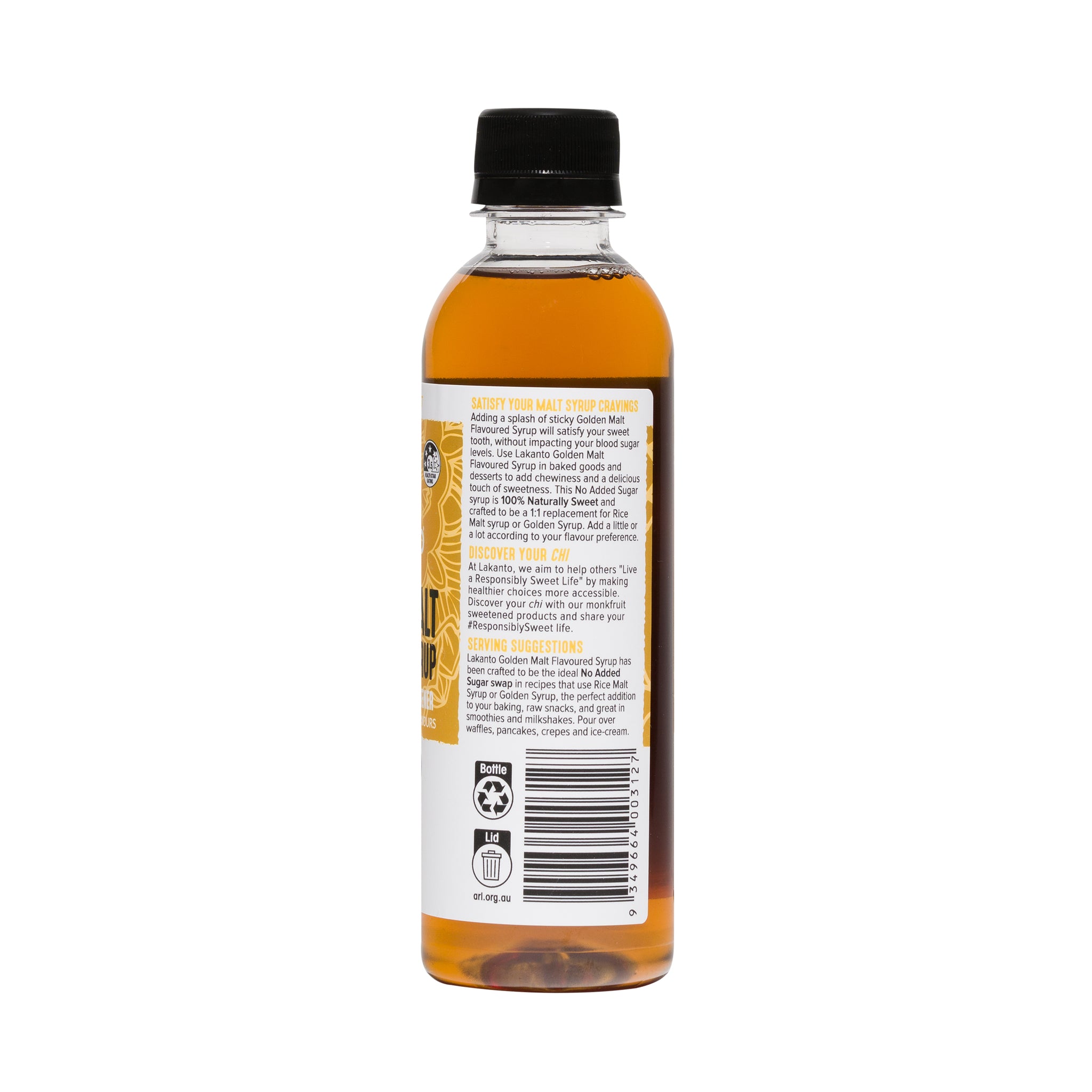 Lakanto Golden Malt Flavoured Syrup - No Added Sugar, KETO and Low cal ...