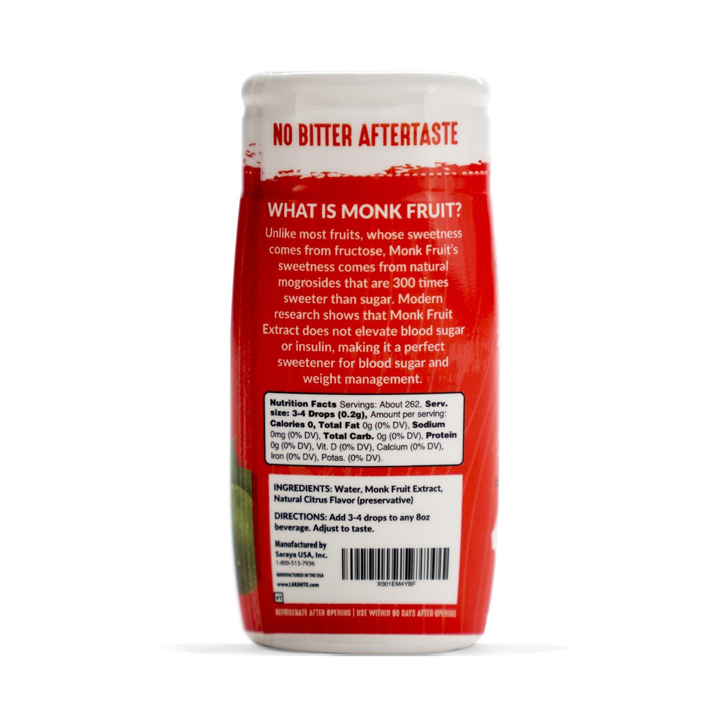Liquid Monk Fruit Extract - Sugar Free Drops – Lakanto Australia